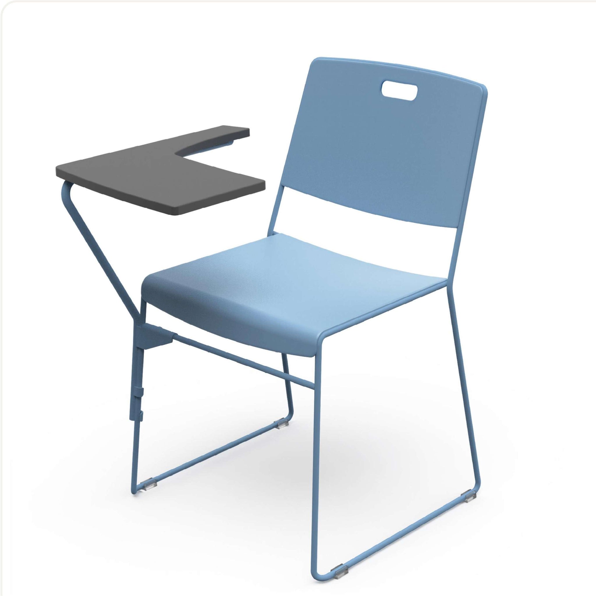 TITAN ARC HIGH DENSITY STACKER TABLET| BLACK PLASTIC I BLACK FRAME I ...