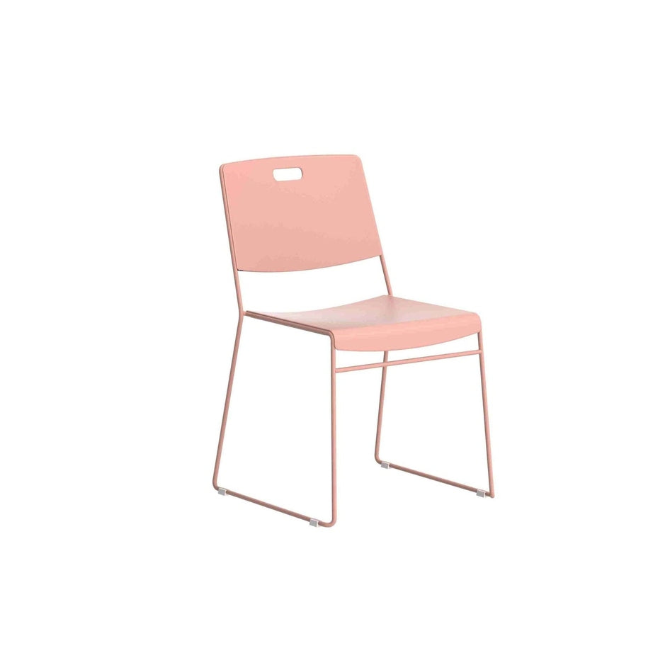 Titan Arc High Density Stacker Chair | Pink